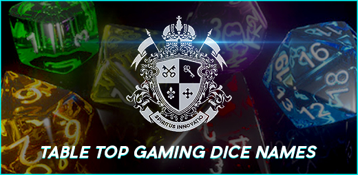 Fantasy tabletop gaming dice color NAMES here - Dicemakers REJOICE!